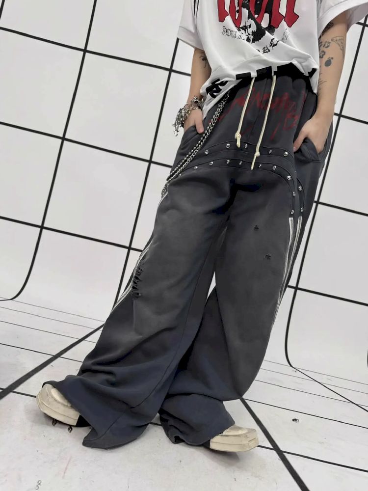 Four-Zip Punk Sweatpants【s0000012030】 – SCULTURE（エスカルチャー）