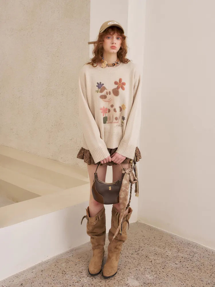 Openwork Oversized Pullover Knit Sweater【s0000014086】 – SCULTURE（エスカルチャー）