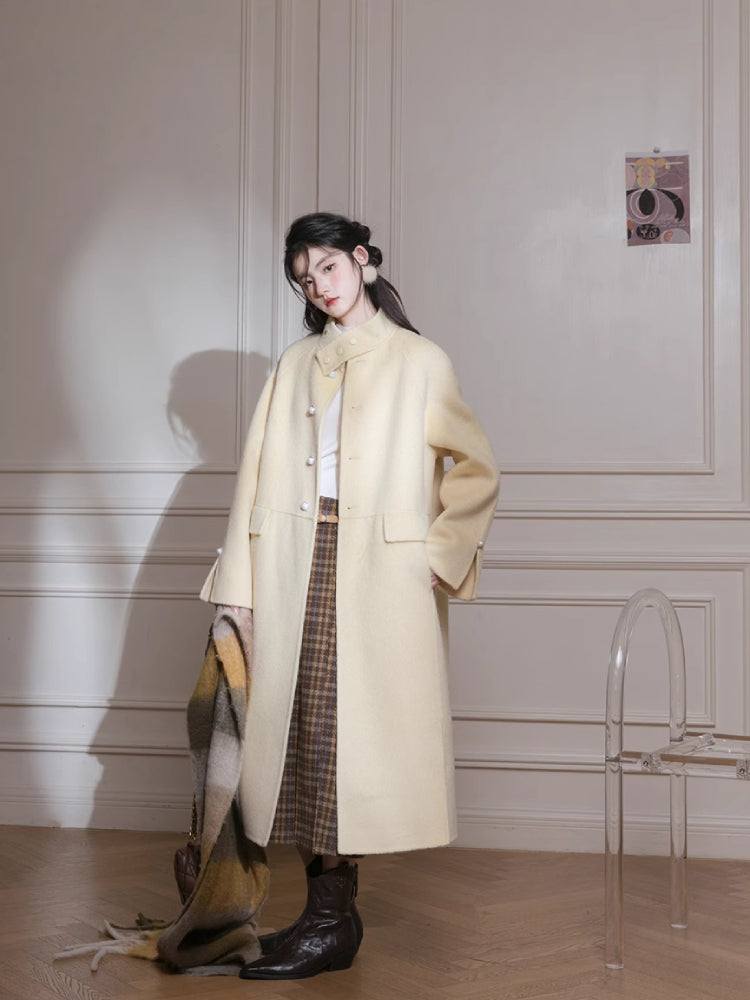 Slit wool coat【s0000005822】 – SCULTURE（エスカルチャー）