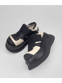 Contrasting color platform shoes【s0000006098】 – SCULTURE（エスカルチャー）