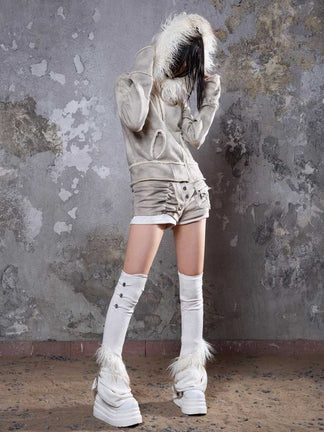 Distressed PUNK SHORT TOP [S0000010048] – SCULTURE（エスカルチャー）