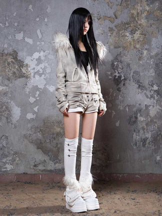 Distressed PUNK SHORT TOP [S0000010048] – SCULTURE（エスカルチャー）