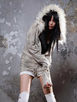 Distressed PUNK SHORT TOP [S0000010048] – SCULTURE（エスカルチャー）