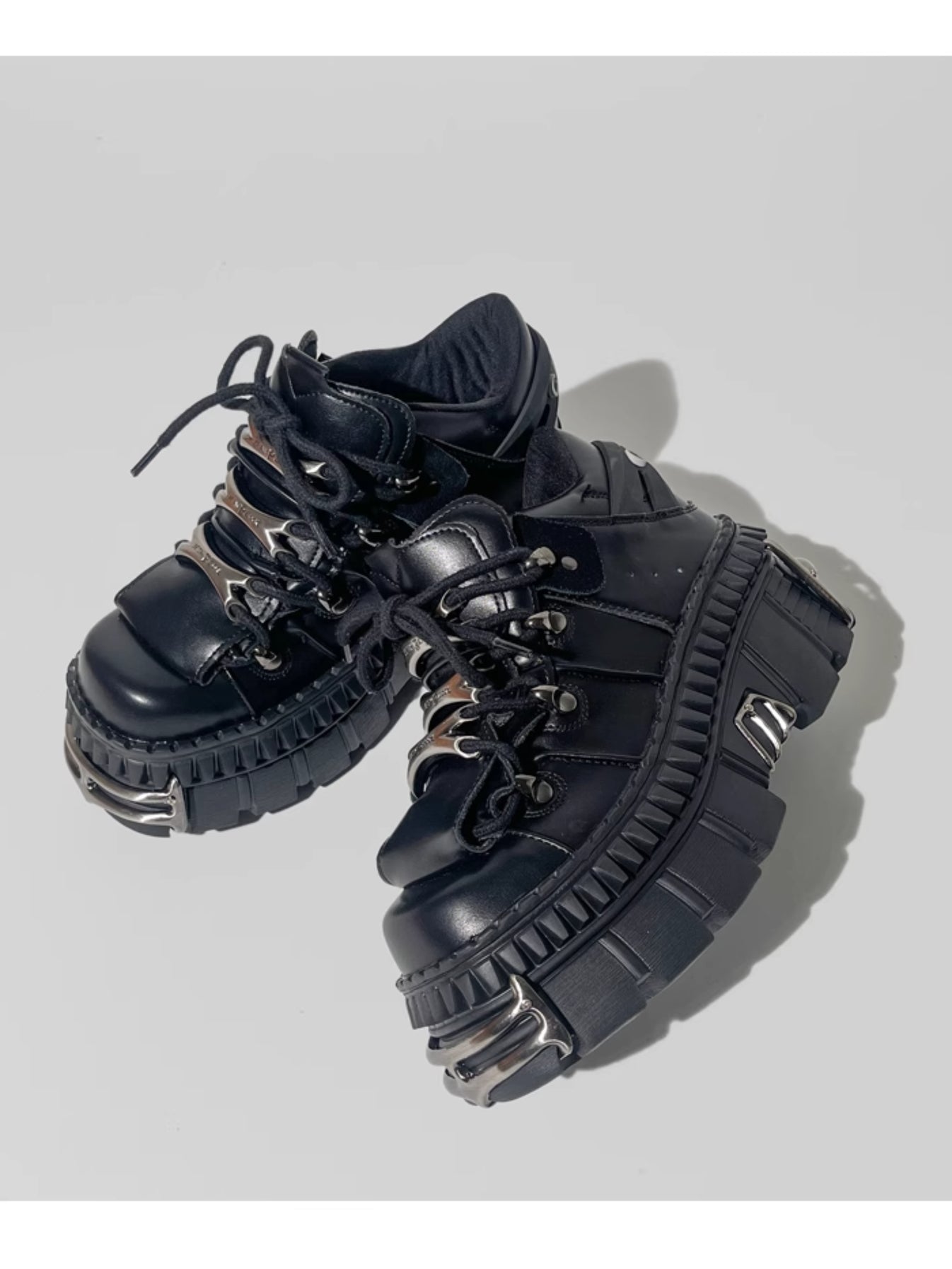 Metal punk style platform shoes【s0000006103】 – SCULTURE（エスカルチャー）