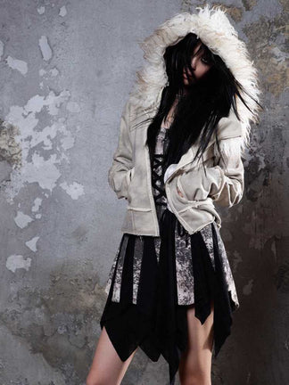 Distressed PUNK SHORT TOP [S0000010048] – SCULTURE（エスカルチャー）
