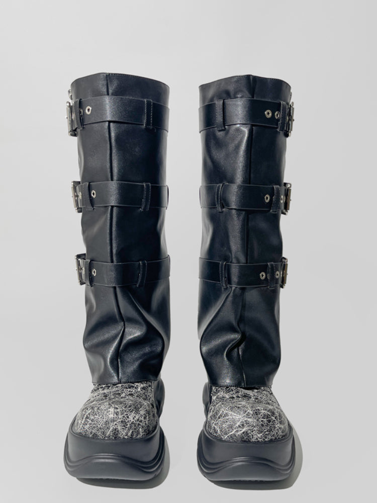 Punk style platform dwarf night boots【s0000006085】 – SCULTURE（エスカルチャー）