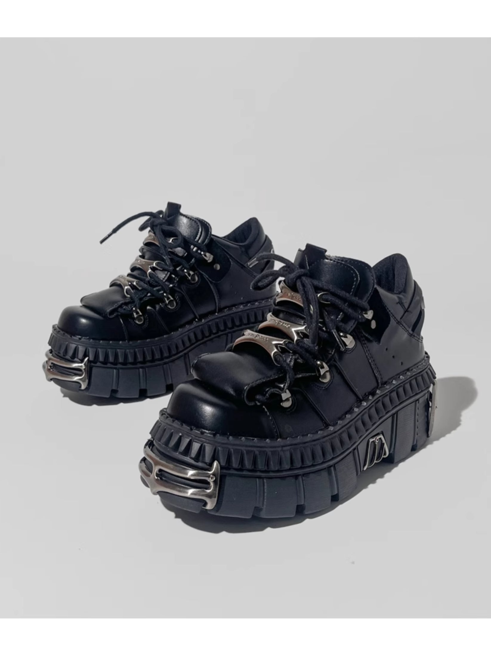 Metal punk style platform shoes【s0000006103】 – SCULTURE（エスカルチャー）