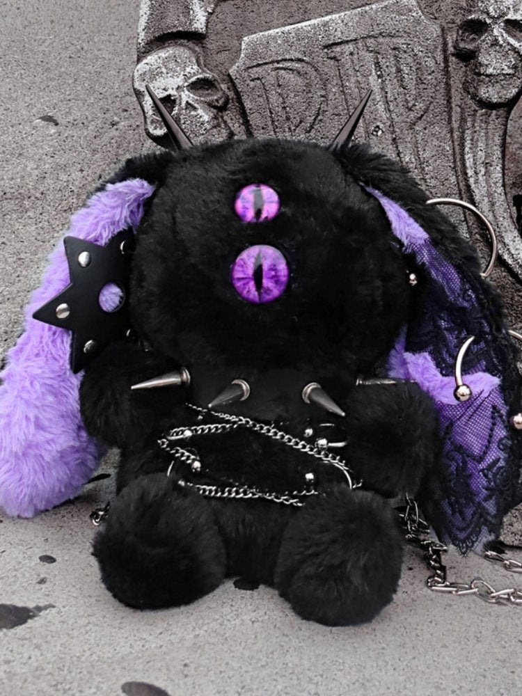 Gothic dark plush rabbit bag 【s0000000009】 – SCULTURE（エスカルチャー）
